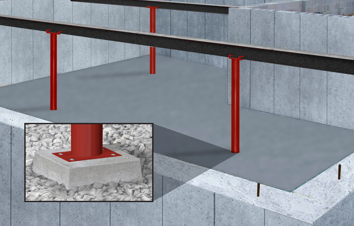Fixed Length Steel Columns Tiger Brand Jack Post